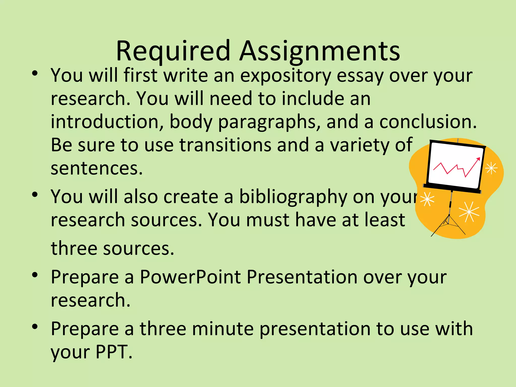 Interactive Ppt College Research Requirements | PPT