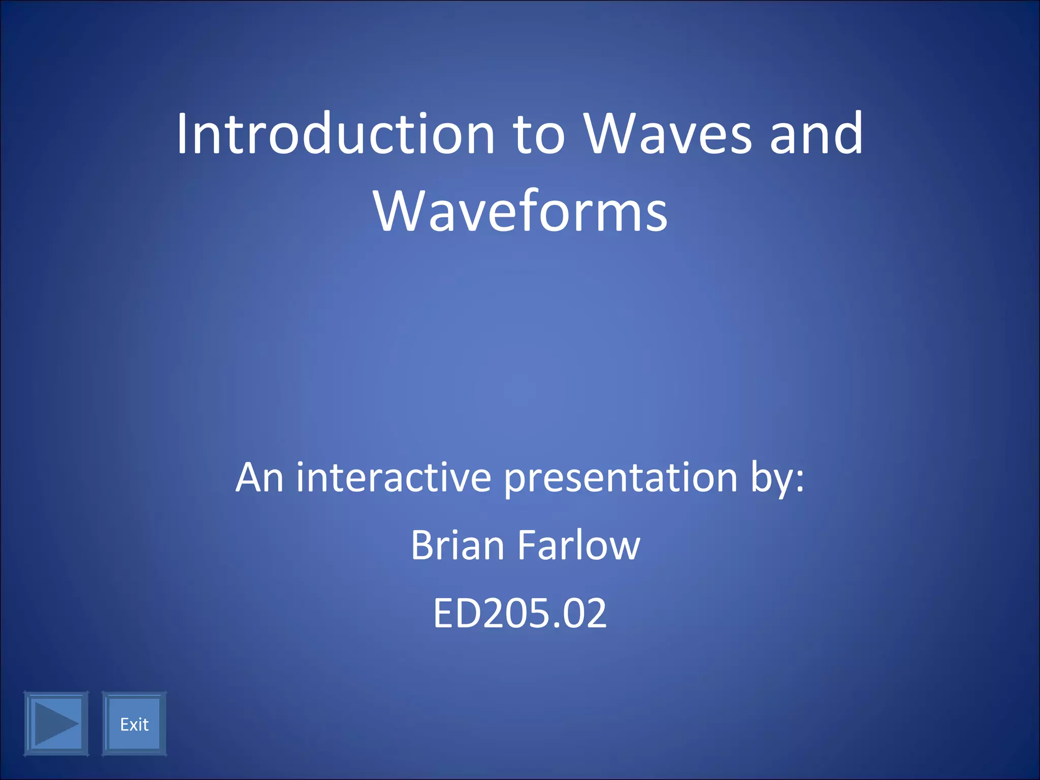 Introduction to Waves and Waveforms | PPT | Physics | Science