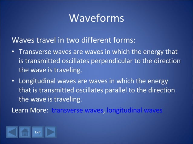 Introduction to Waves and Waveforms | PPT | Physics | Science