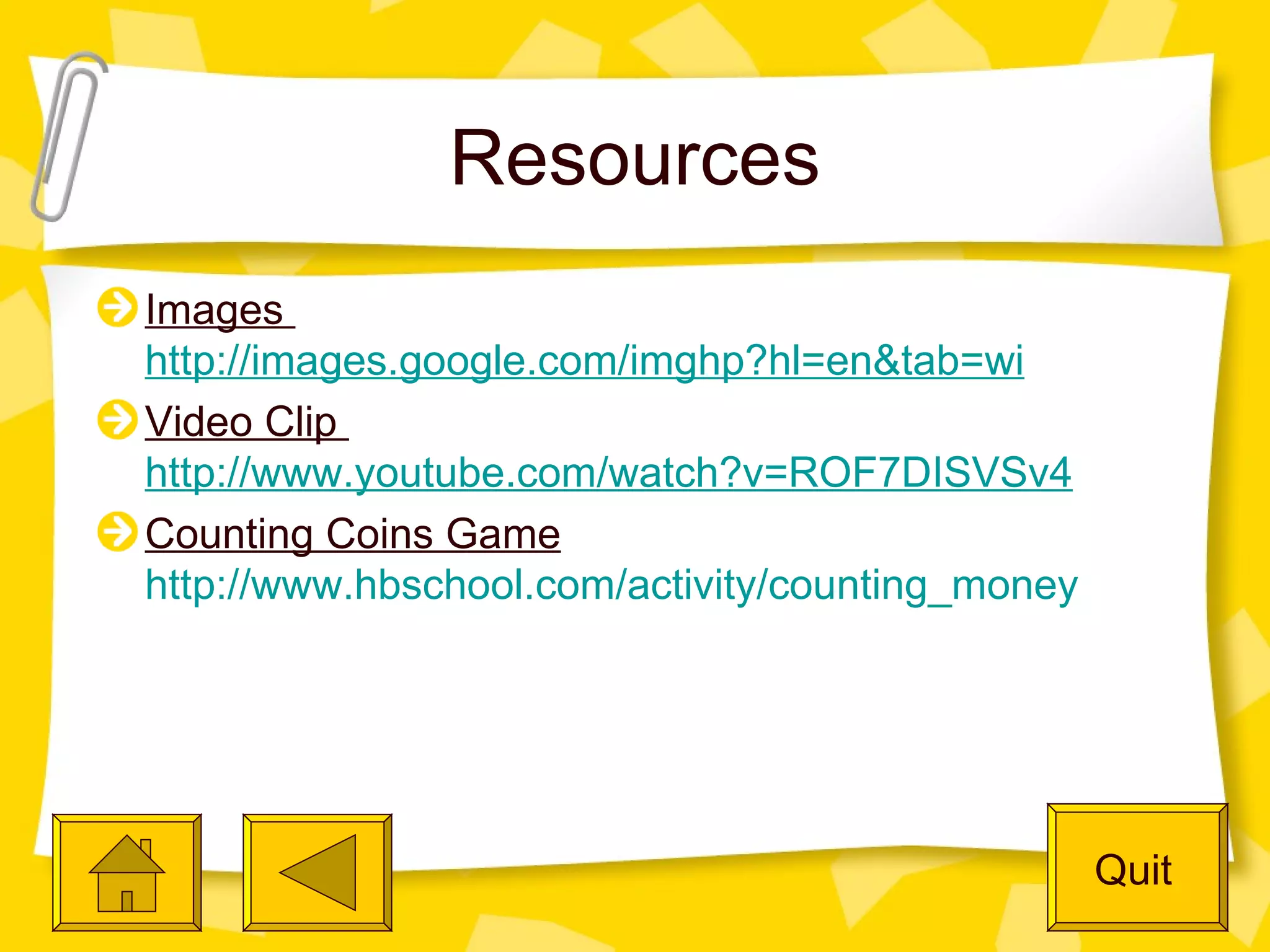 Interactive Money PowerPoint | PPT