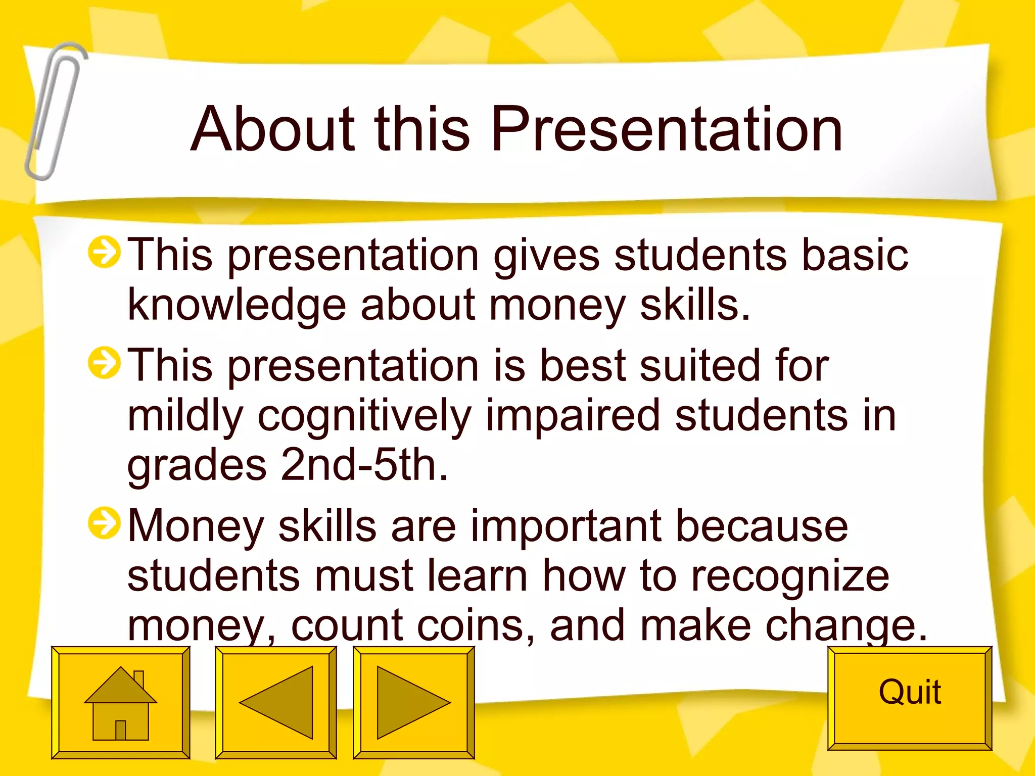 Interactive Money PowerPoint | PPT