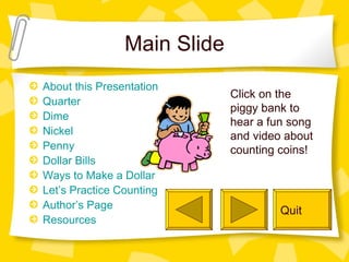 Interactive Money PowerPoint | PPT