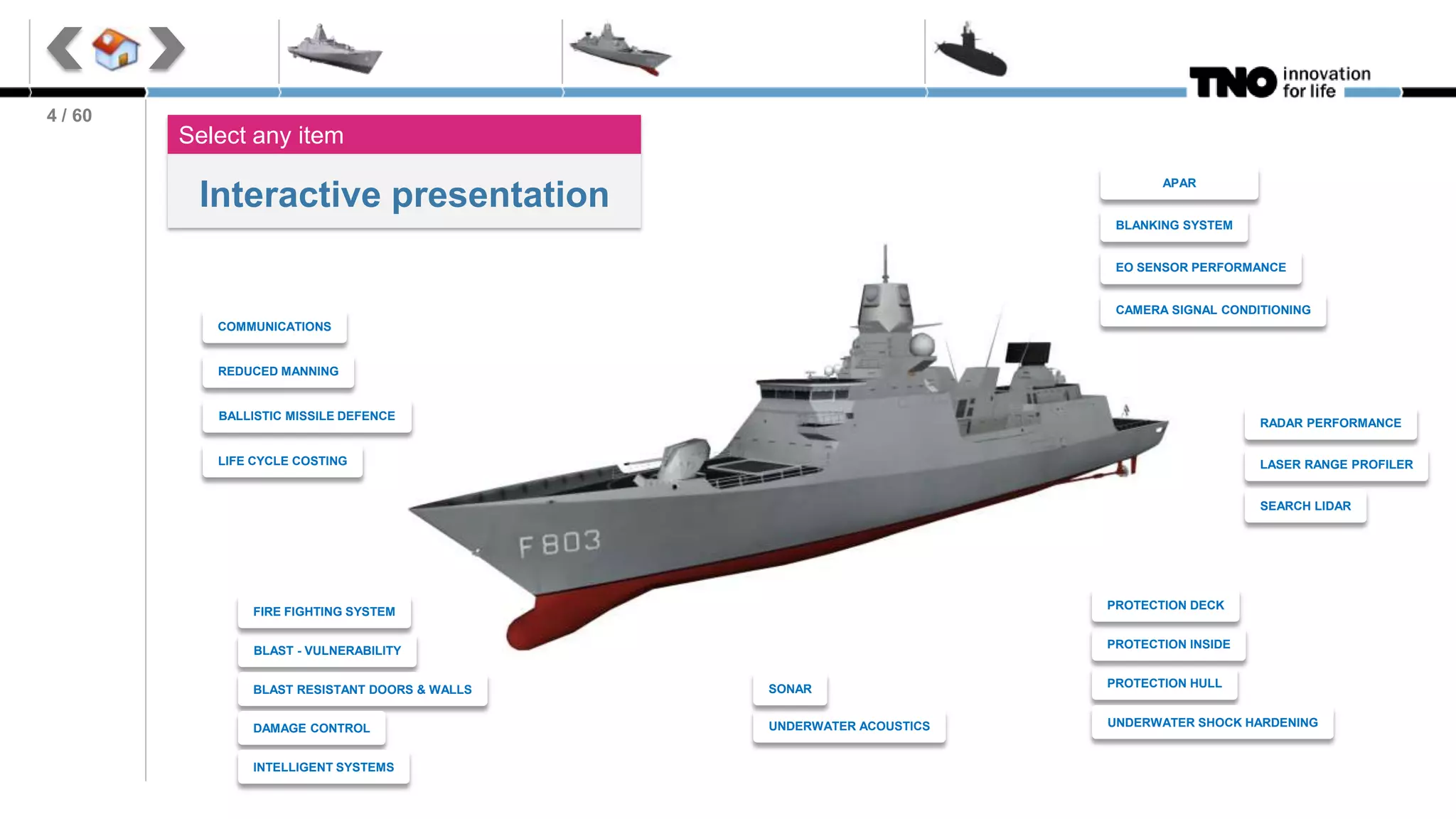 TNO Naval - Interactive presentation - screen format 16-9 | PPTX