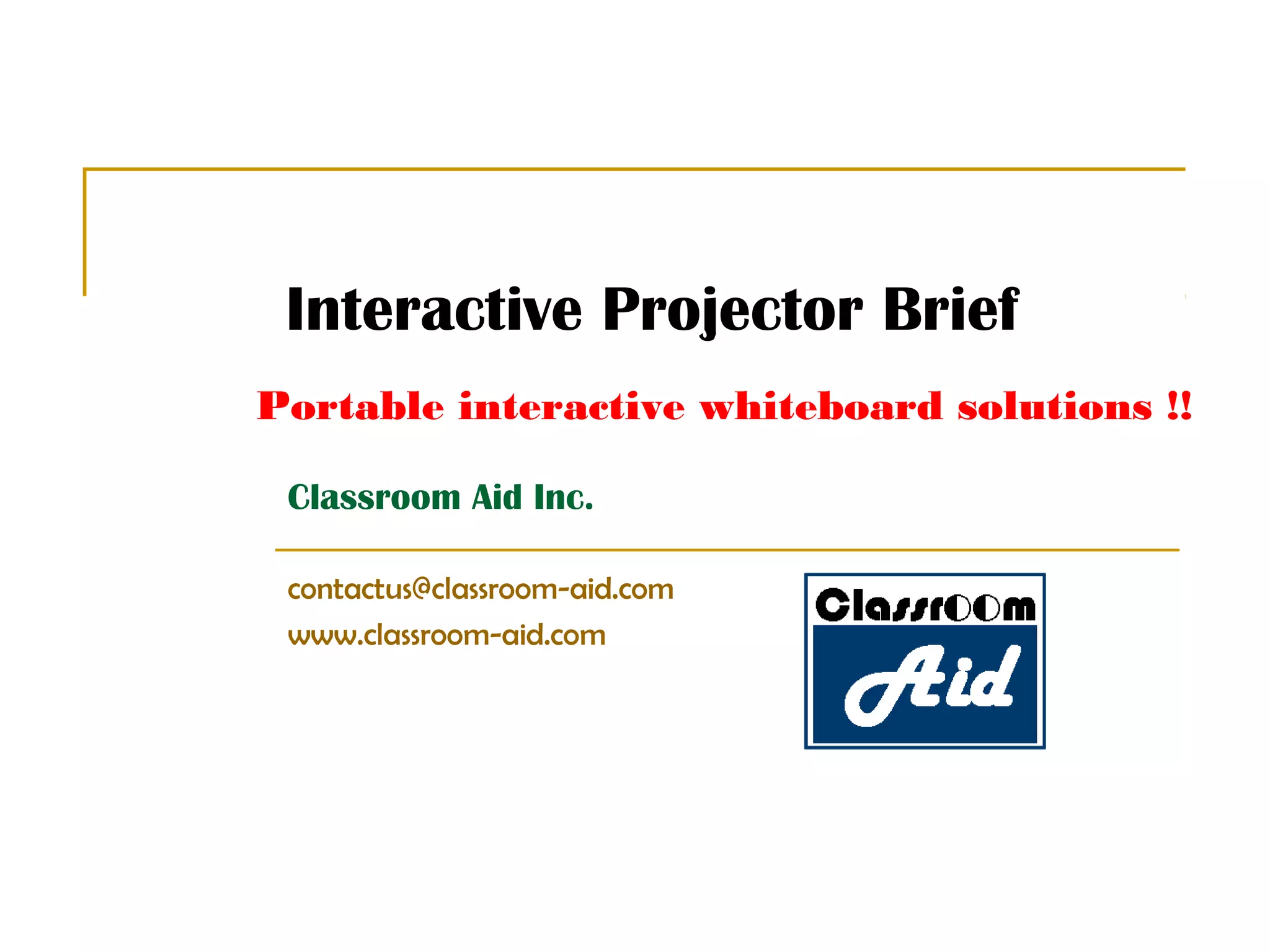 The Ultimate Interactive Whiteboard | PPT