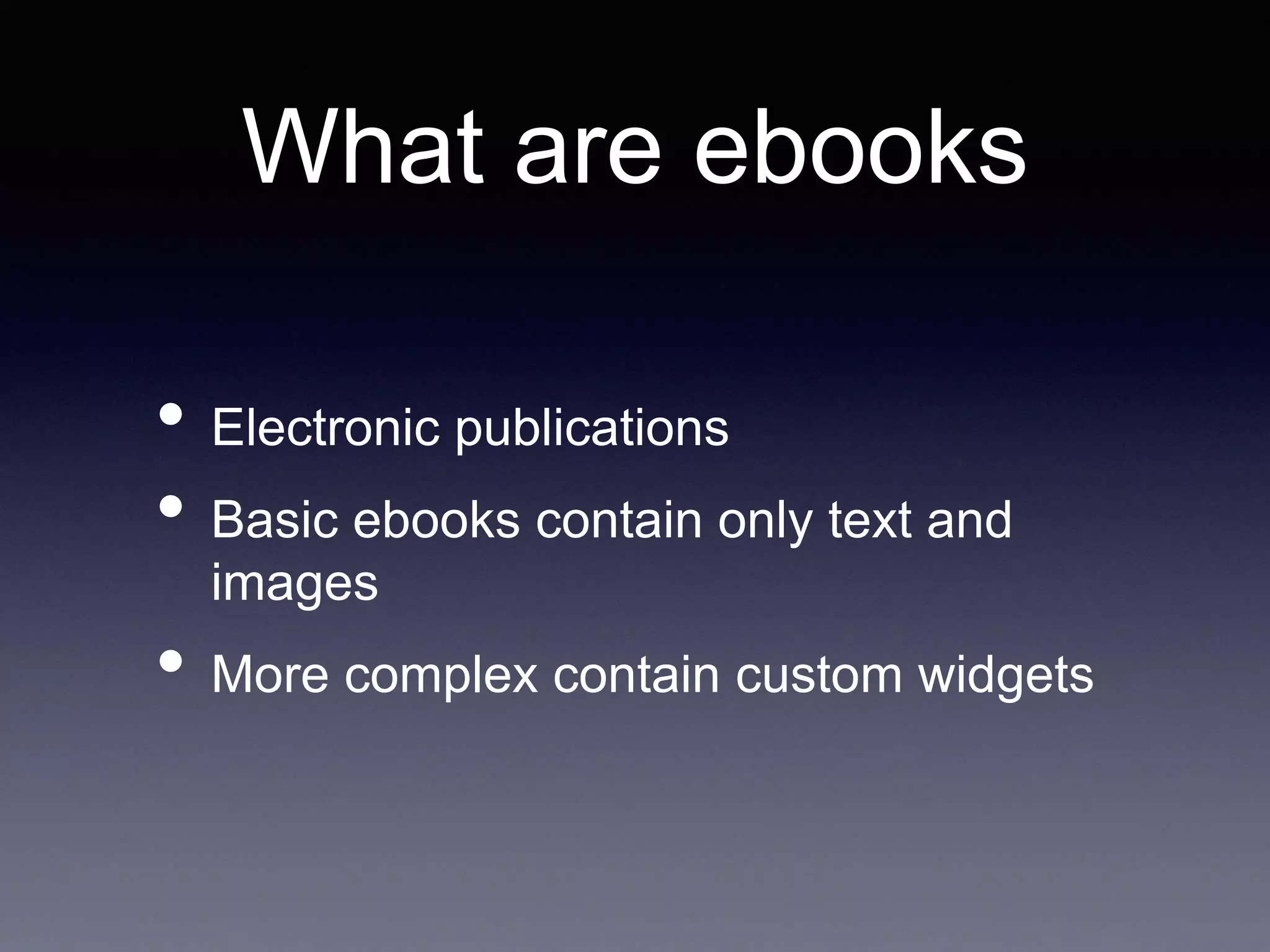 Basic ebooks vs interactive iBooks: How to choose | PPTX