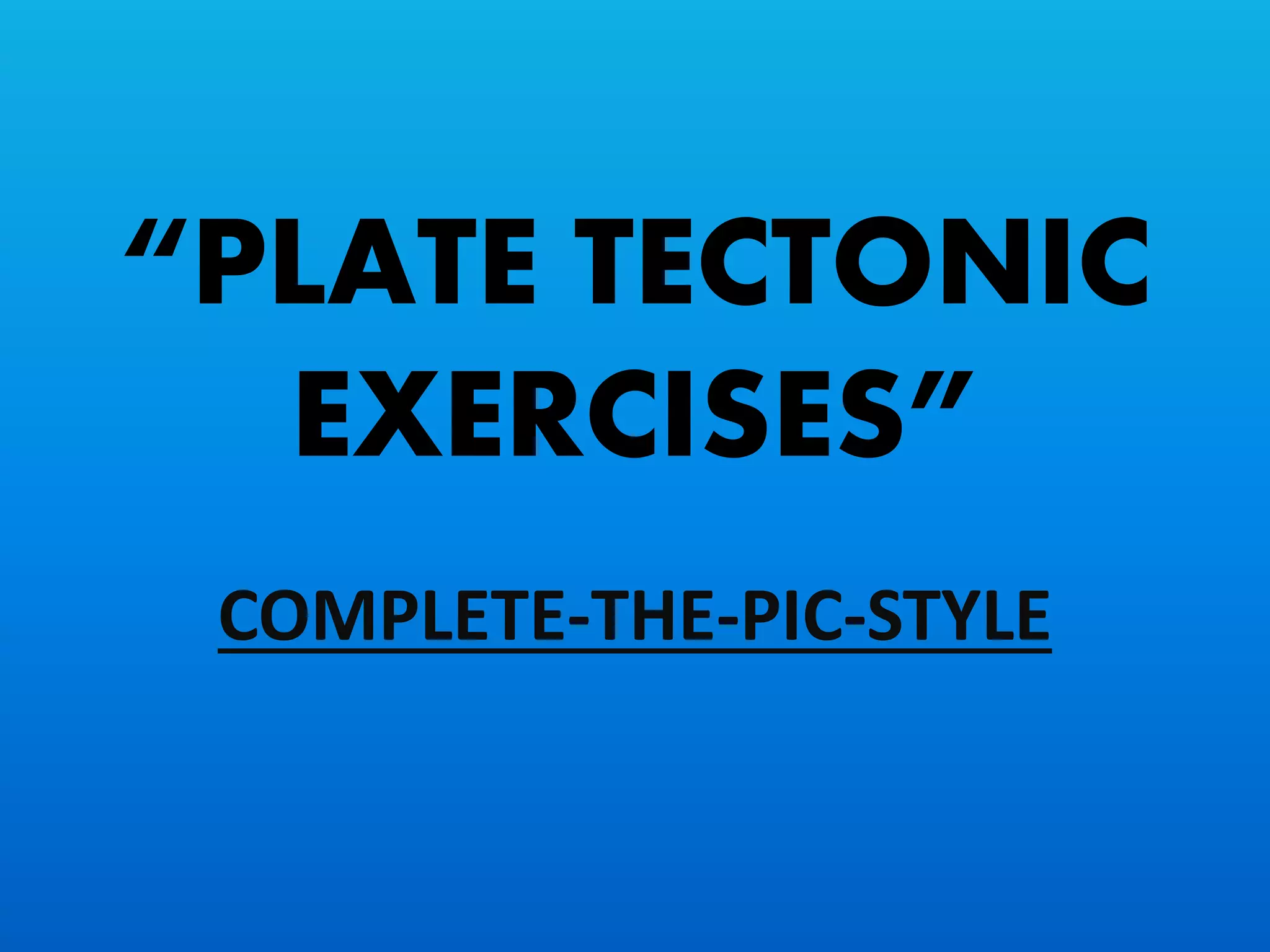 Electronic Interactive Quiz 1 (EARTH SCIENCES) Plate tectonics | PPTX