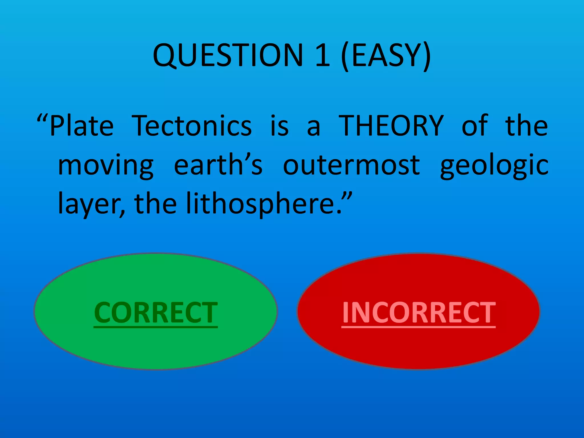 Interactive quiz 1 plate tectonics | PDF