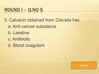 Interactive quiz on fundamentals of botany | PPTX