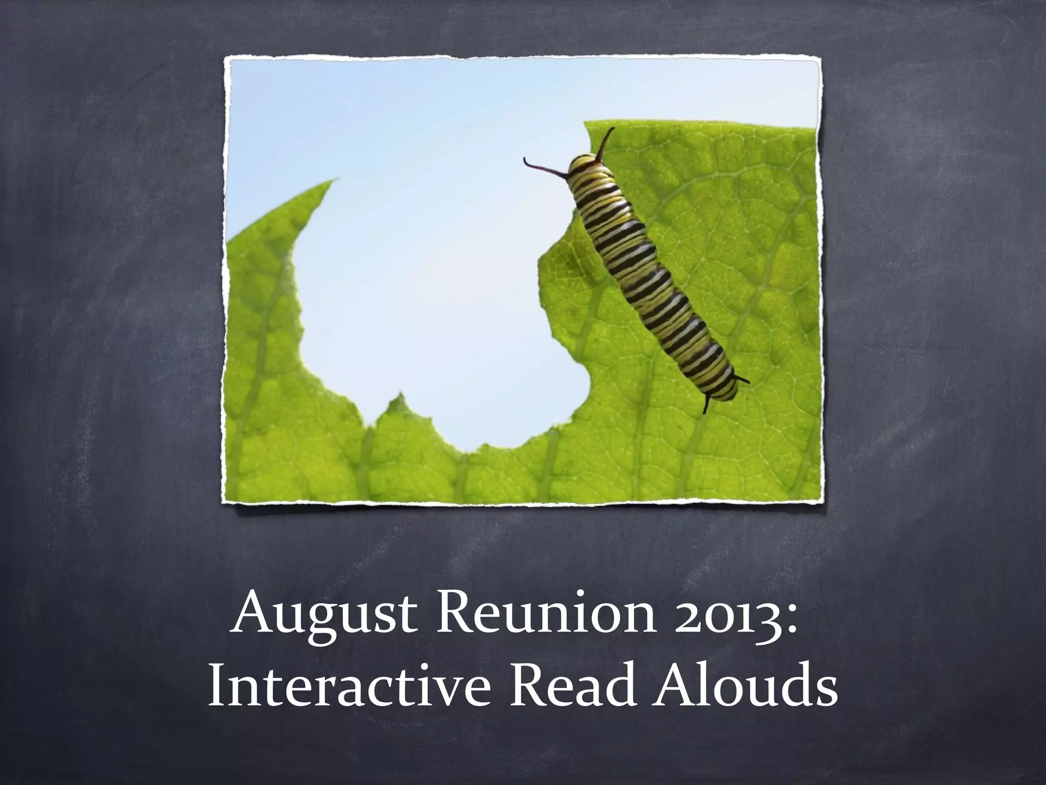 Interactive read aloud | PPT