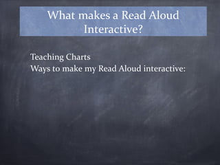 Interactive read aloud | PPT