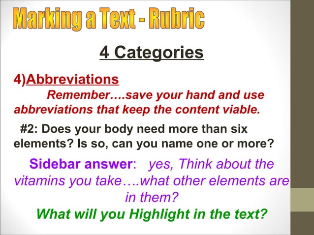 Interactive Reader + Rubric | PPT