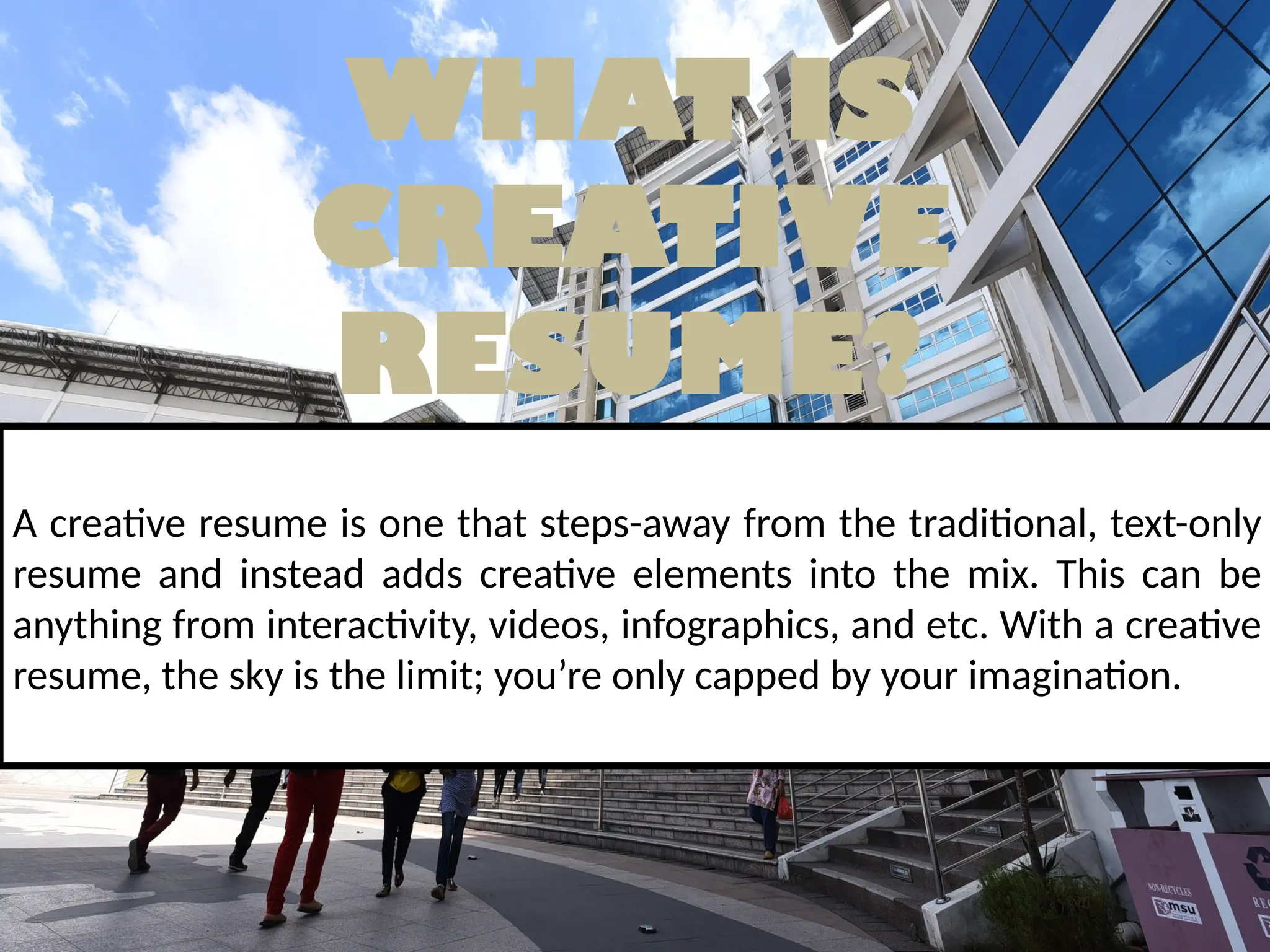 An interactive resume that can help to create resume by your ...