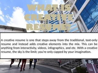 An interactive resume that can help to create resume by your ...