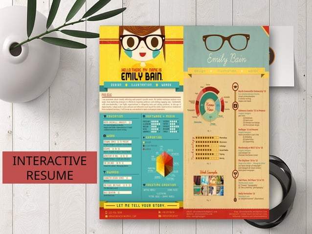 An interactive resume that can help to create resume by your ...