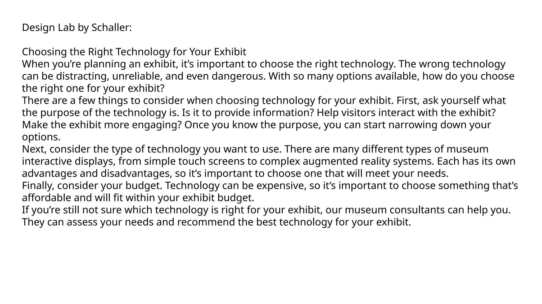 Interactives in museum - guidelines and case studies | PPTX