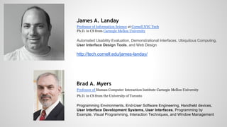 Interactive sketching for the early stages of user interface design | PPT
