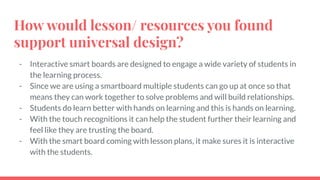 Interactive smart boards into lesson plans | PPT
