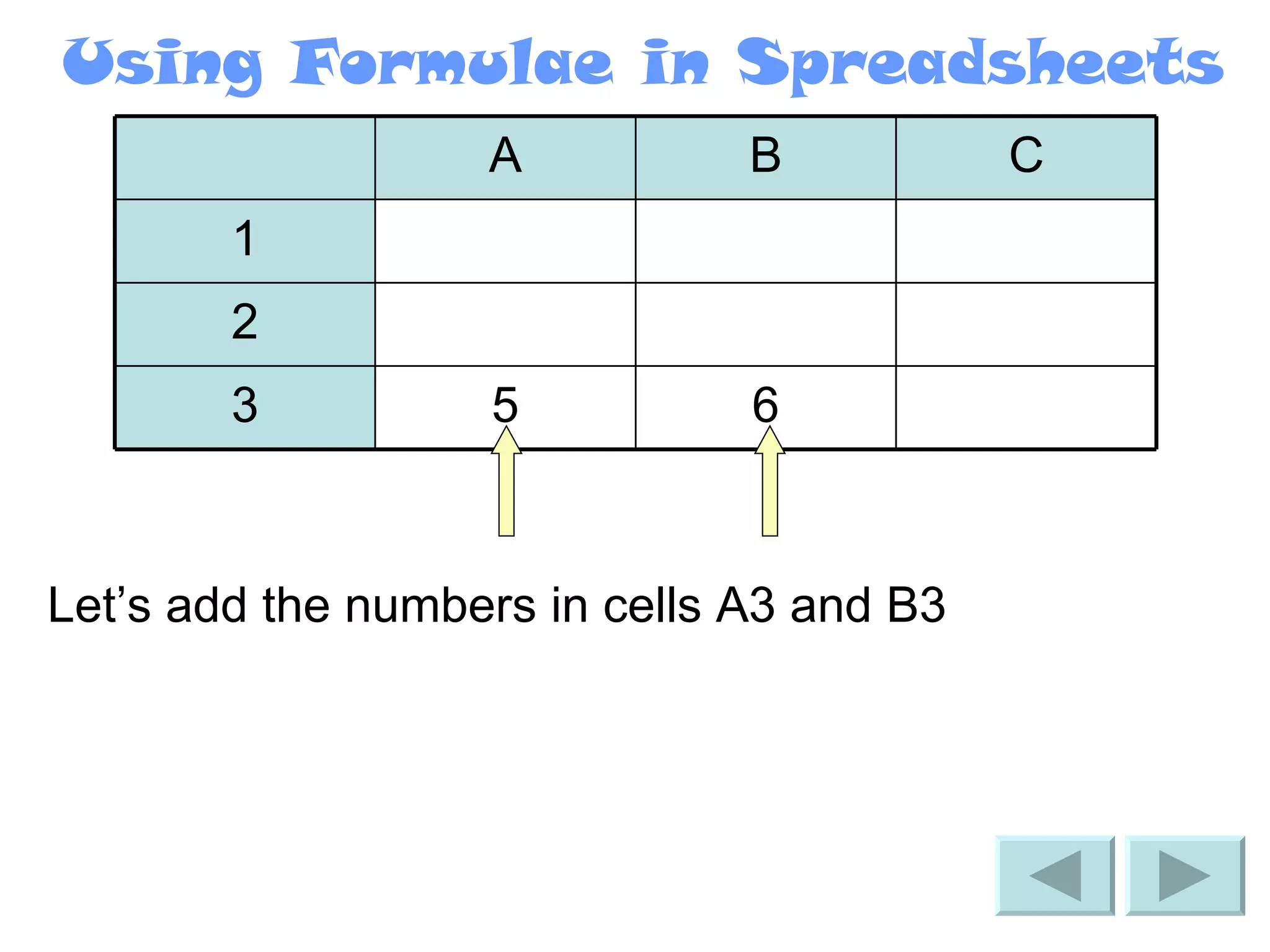 Interactive spreadsheet basics[1] | PPT
