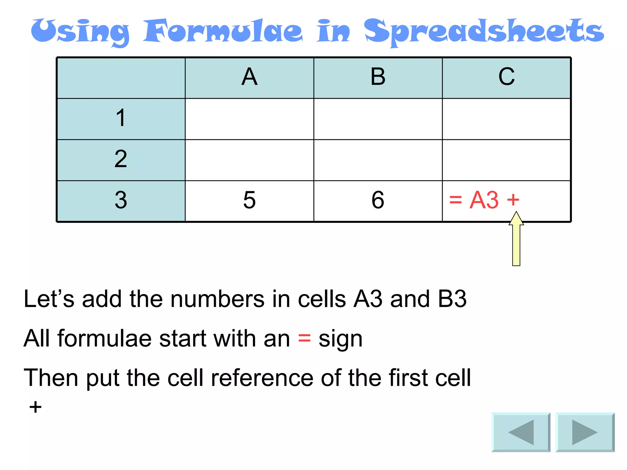 Interactive spreadsheet basics[1] | PPT