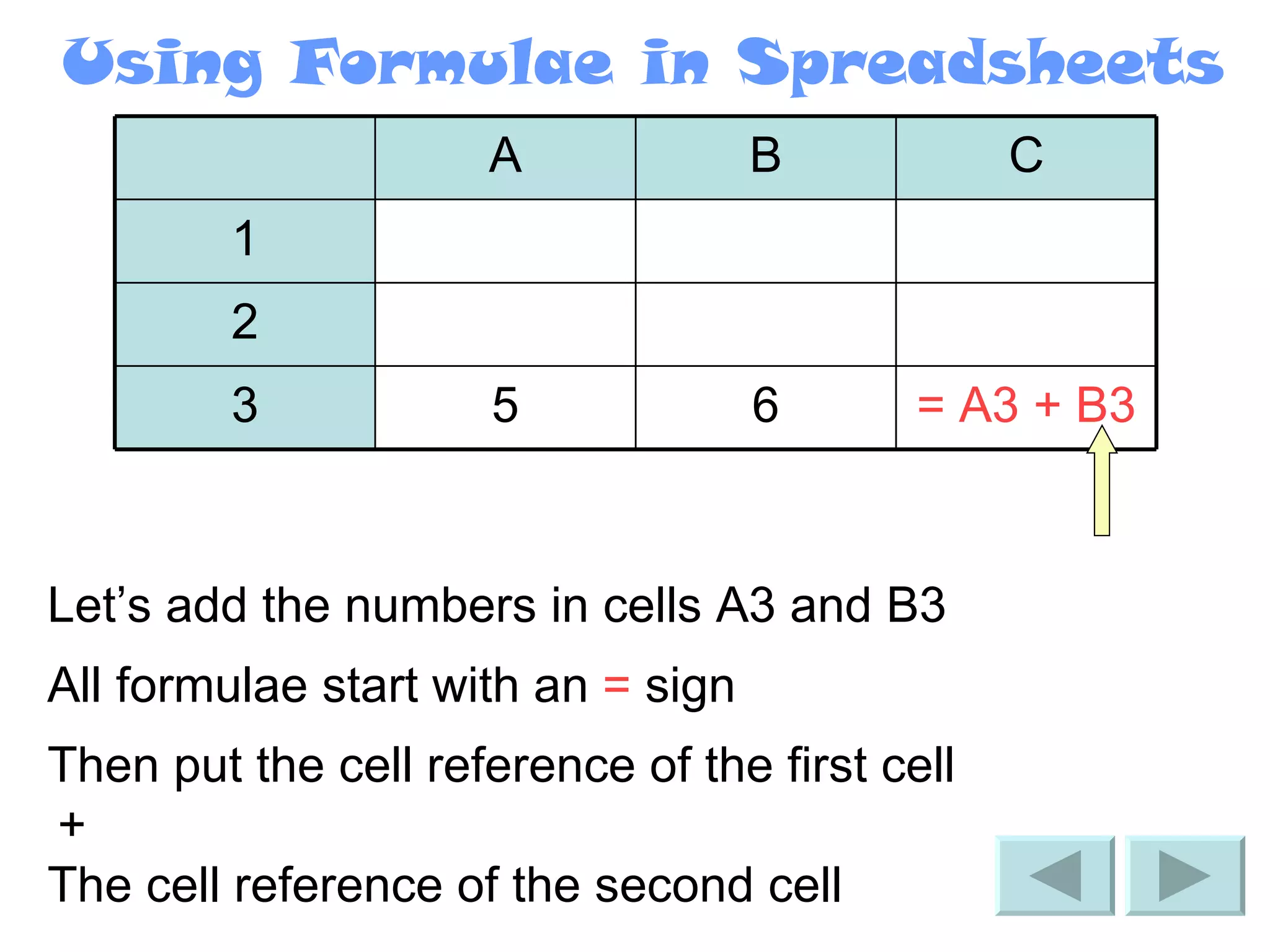 Interactive spreadsheet basics[1] | PPT