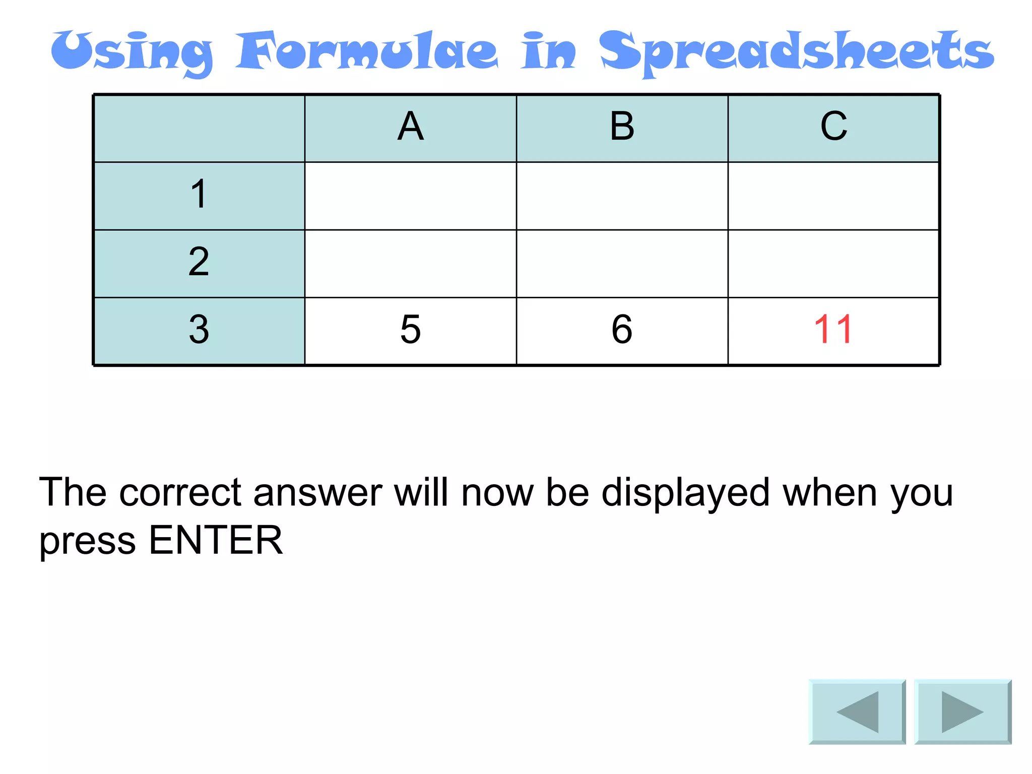 Interactive spreadsheet basics[1] | PPT