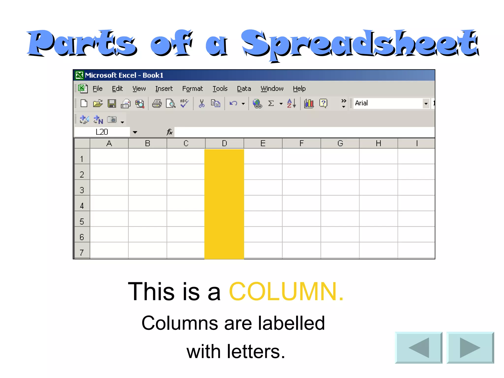 Interactive spreadsheet basics[1] | PPT