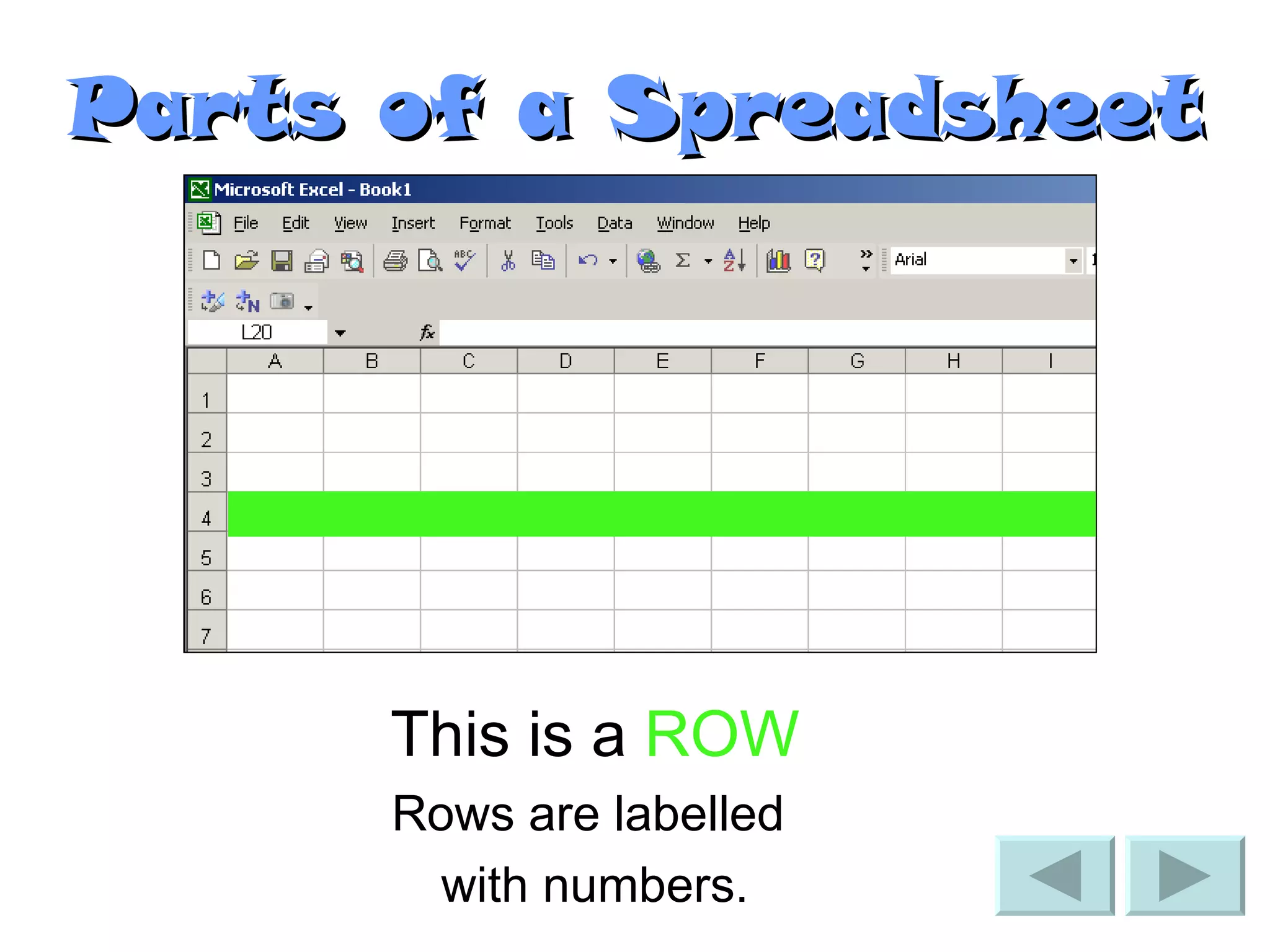 Interactive spreadsheet basics[1] | PPT
