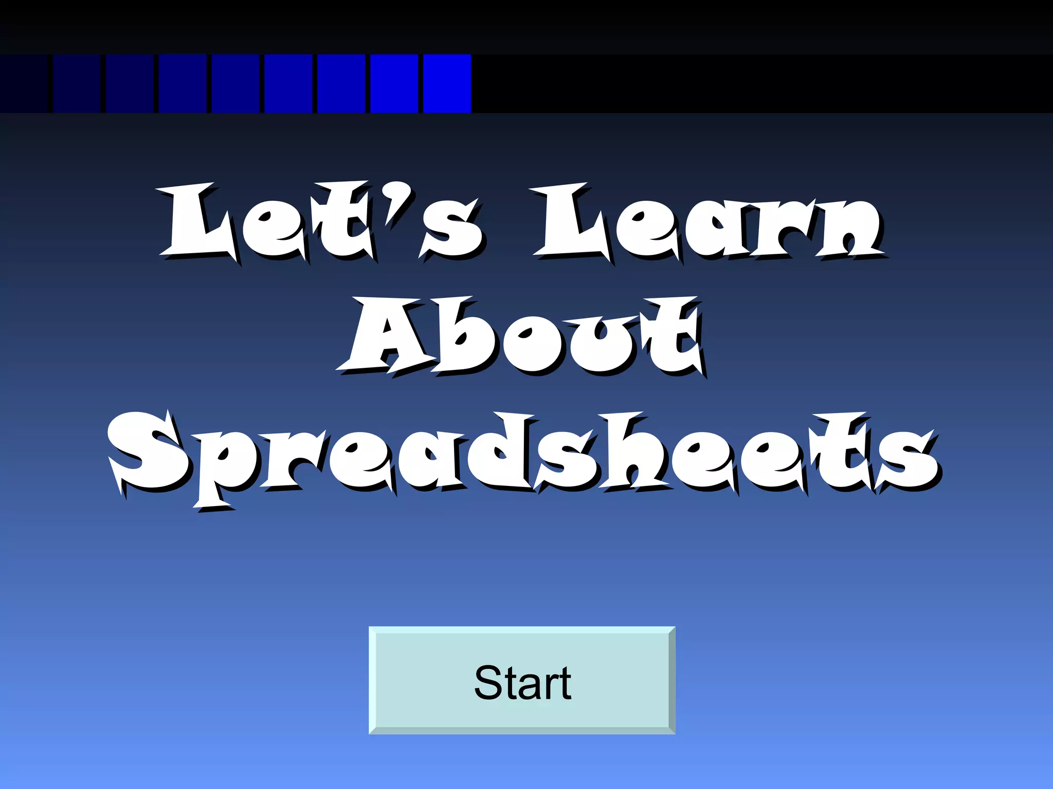 Interactive spreadsheet basics[1] | PPT
