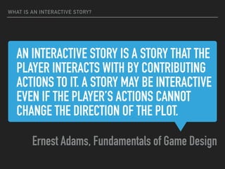 Interactive Stories | PDF