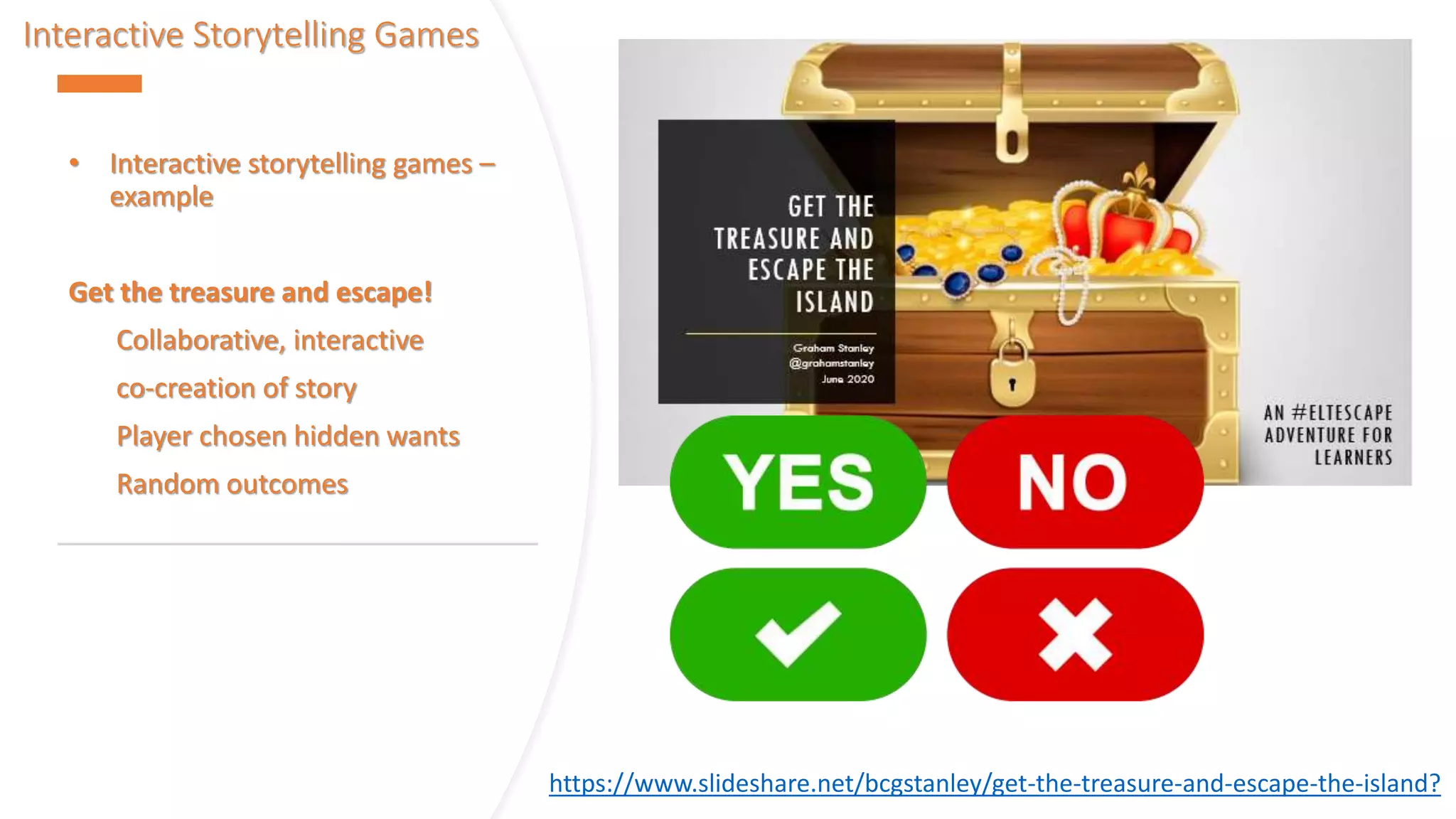 Interactive storytelling games (July 2020) | PPTX