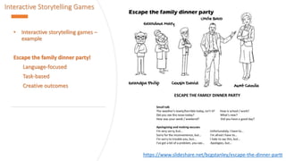 Interactive storytelling games (July 2020) | PPTX
