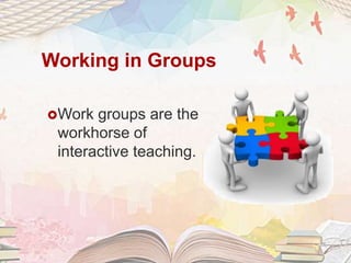 Interactive teaching and interactive learning | PPTX