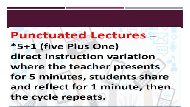Advanced Techniques of Instruction Unit II - Interactive Teaching ...