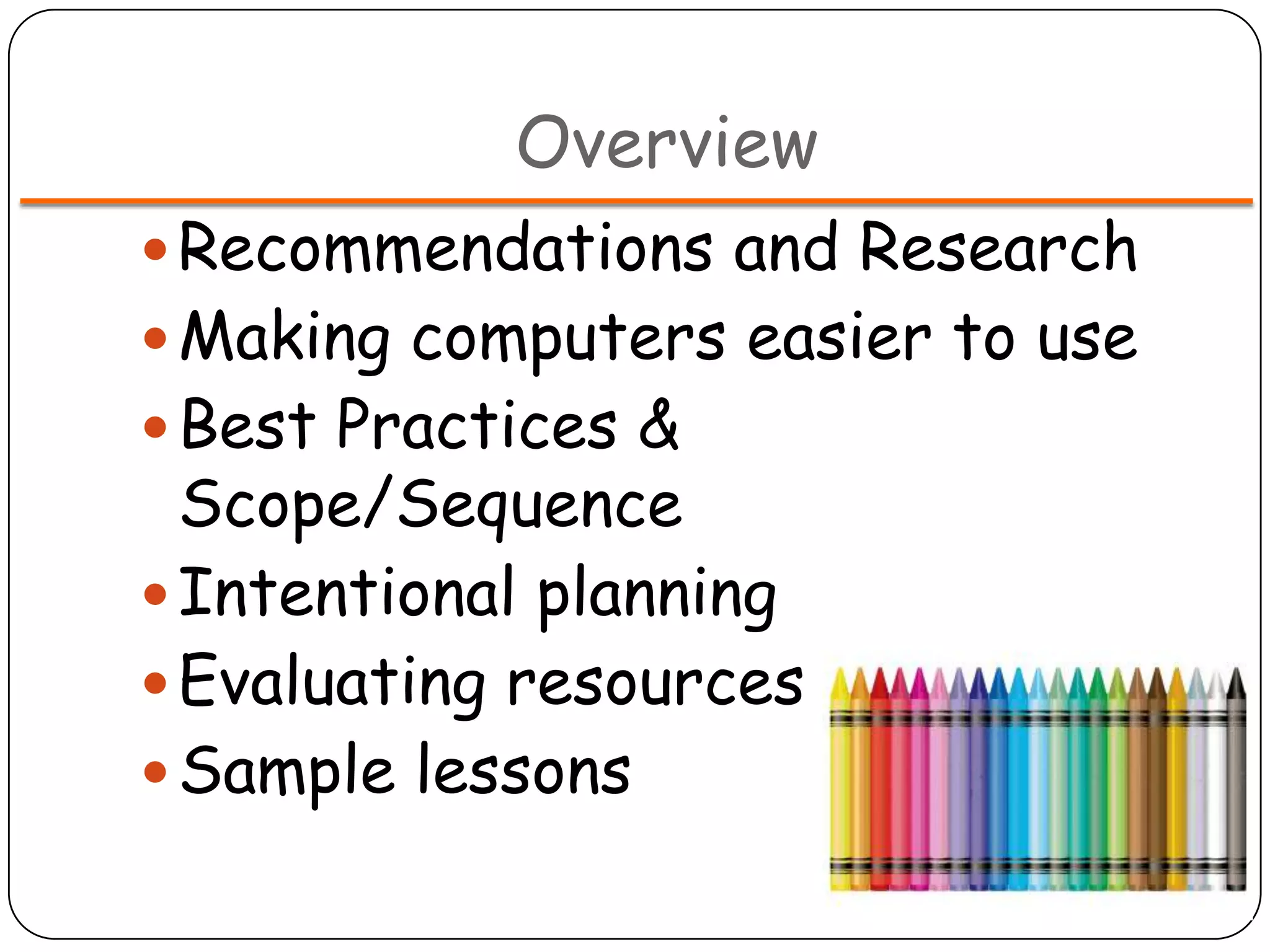 Interactive Technology In The Early Childhood Classroom Pptx