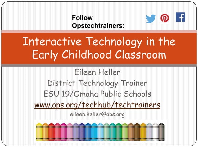 Interactive Technology in the Early Childhood Classroom | PPT