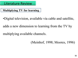 Interactive television language learners reflect | PPT
