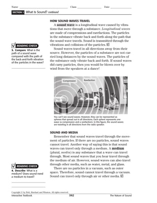 Interactive Textbook Ch. 20 The Energy of Waves | PDF