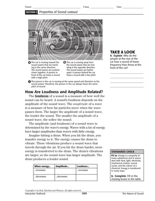 Interactive Textbook Ch. 20 The Energy of Waves | PDF