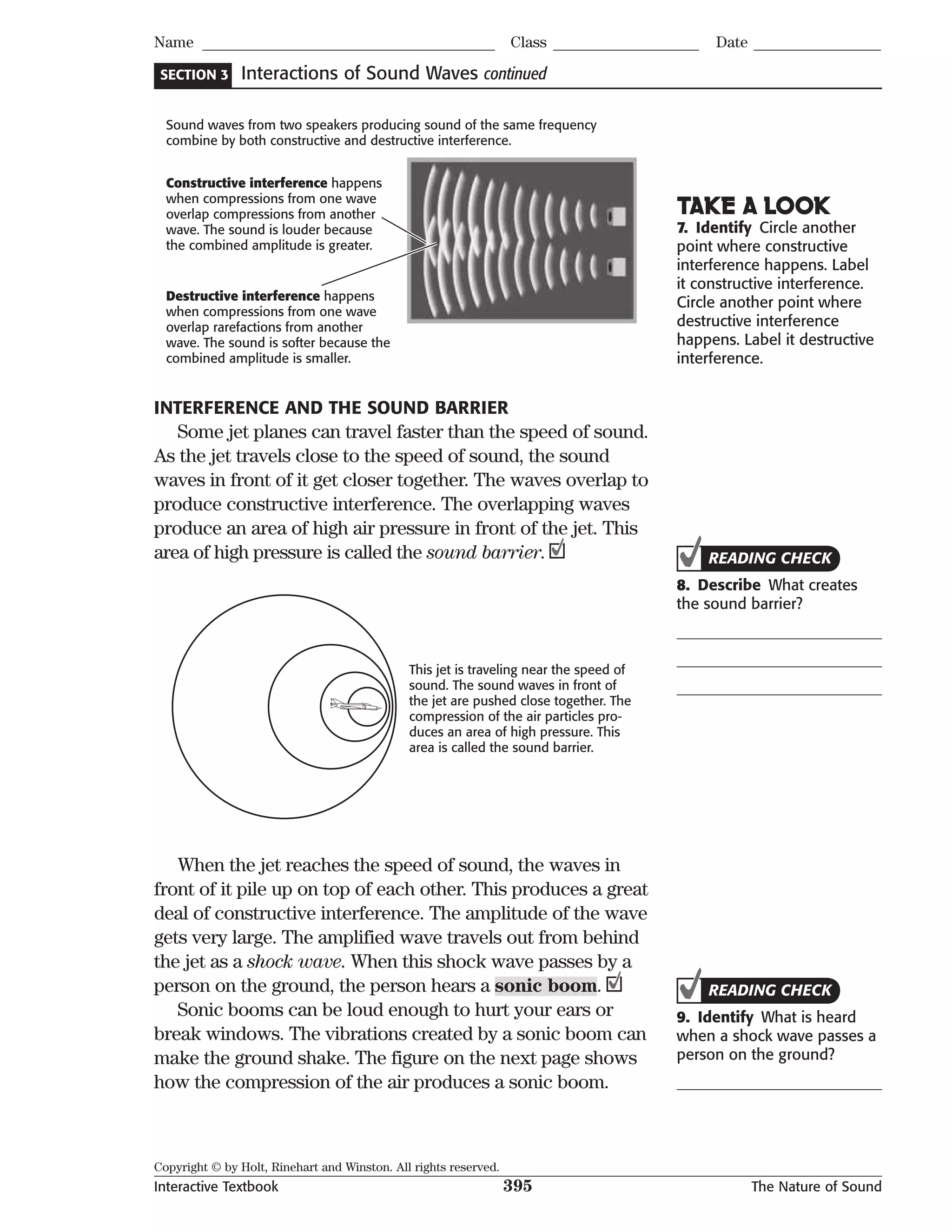 Interactive Textbook Ch. 21 The Nature of Sound | PDF
