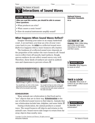 Interactive Textbook Ch. 21 The Nature of Sound | PDF