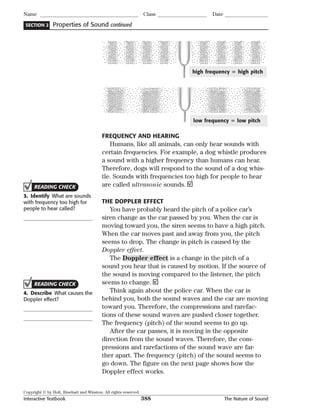 Interactive Textbook Ch. 21 The Nature of Sound | PDF