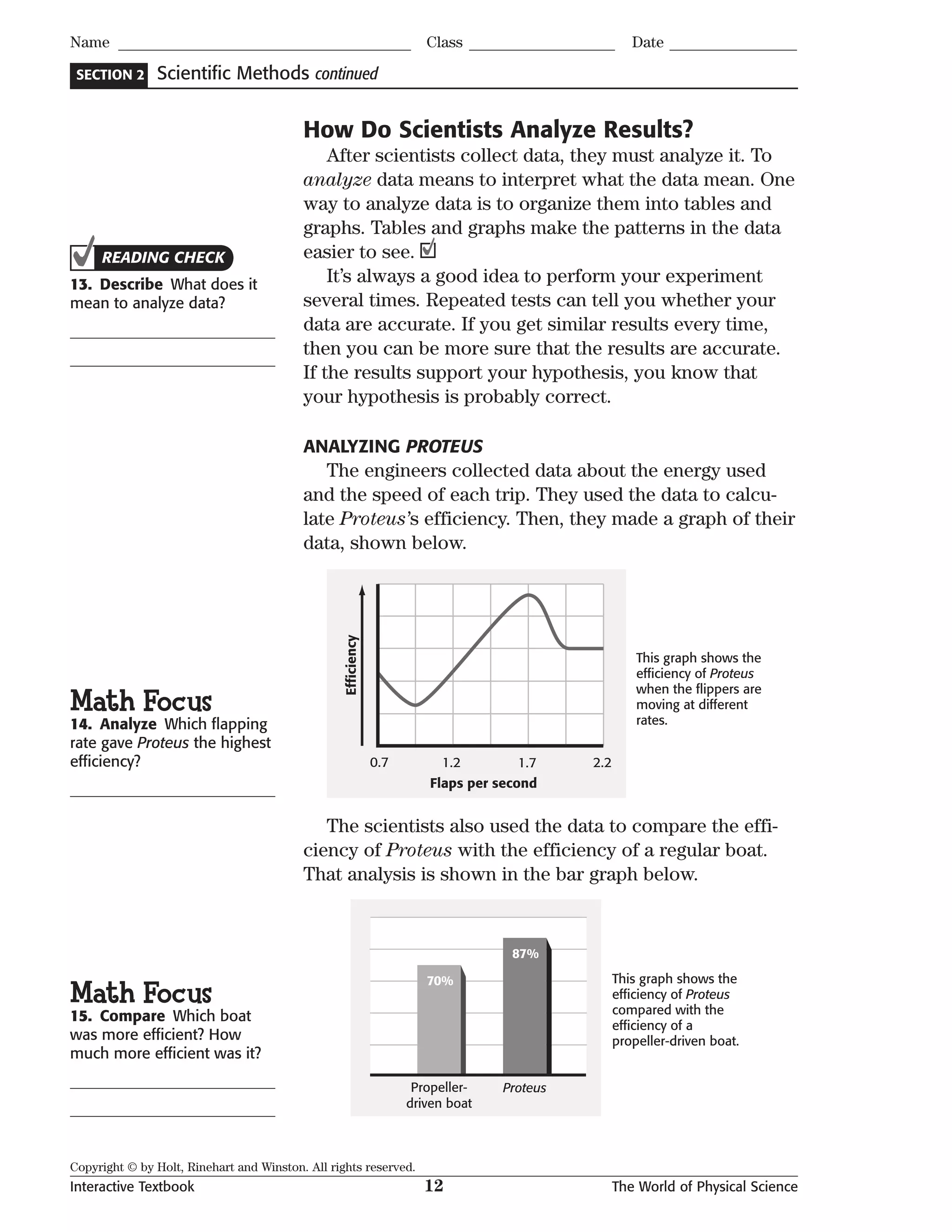 Interactive textbook ch. 1 the world of physical science | PDF