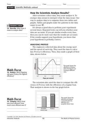 Interactive textbook ch. 1 the world of physical science | PDF