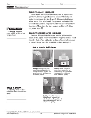 Interactive textbook ch. 4 elements, compounds & mixtures | PDF