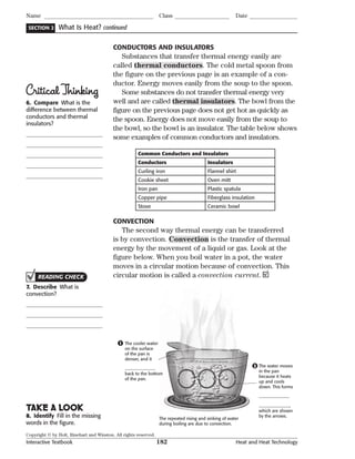 Interactive textbook ch. 10 heat and heat technology | PDF