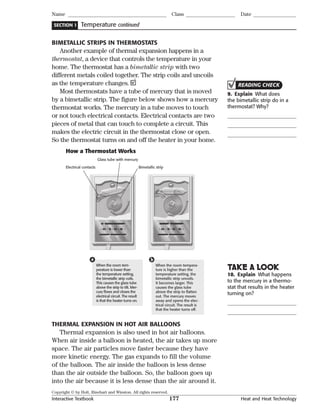 Interactive textbook ch. 10 heat and heat technology | PDF