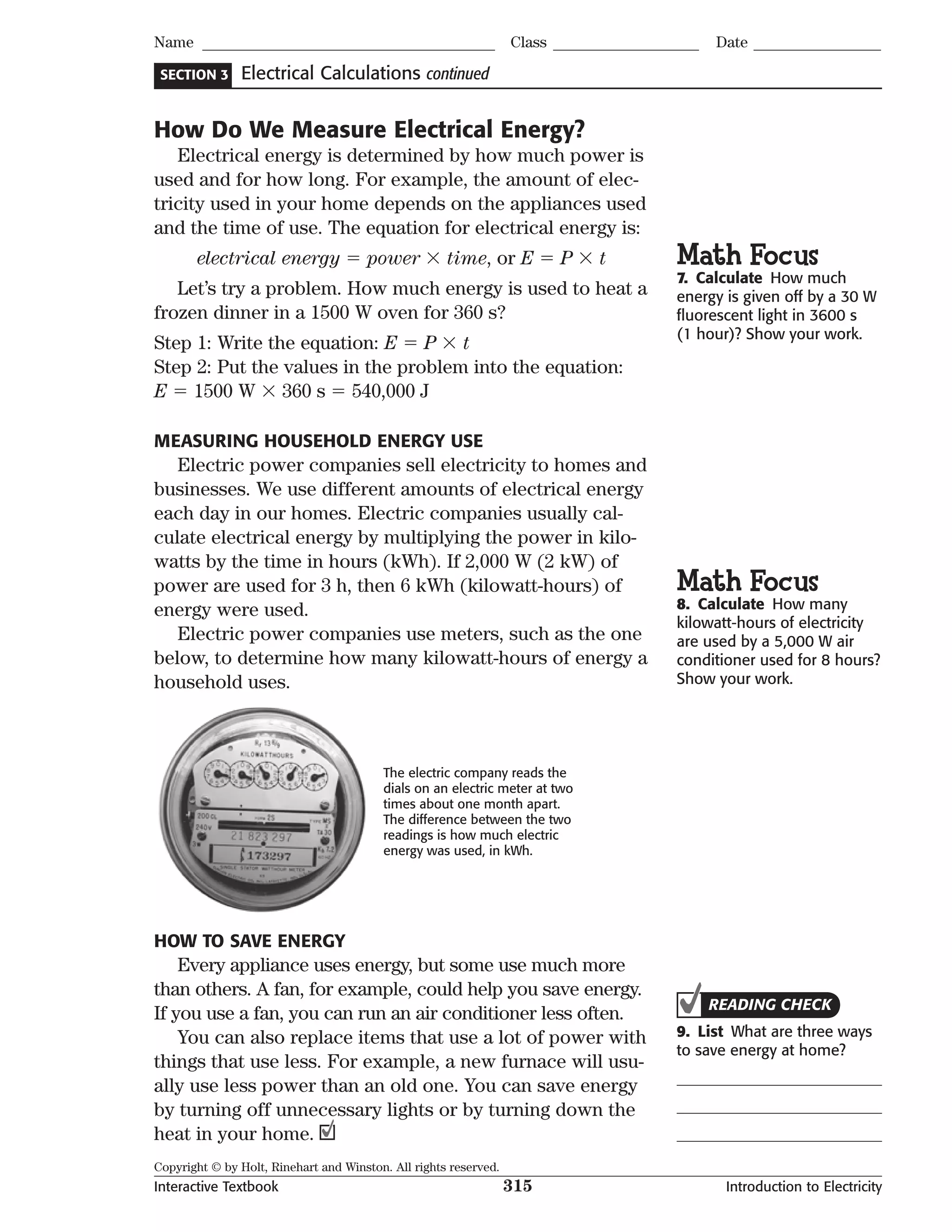 Interactive textbook ch. 17 introduction to electricity | PDF