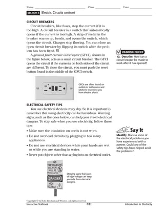 Interactive textbook ch. 17 introduction to electricity | PDF