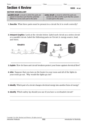 Interactive textbook ch. 17 introduction to electricity | PDF
