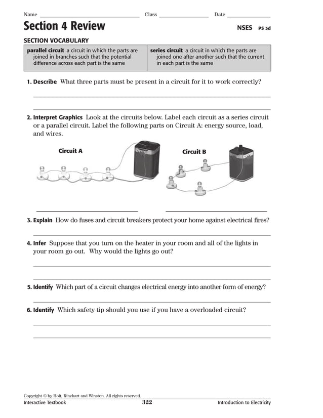 Interactive textbook ch. 17 introduction to electricity | PDF ...